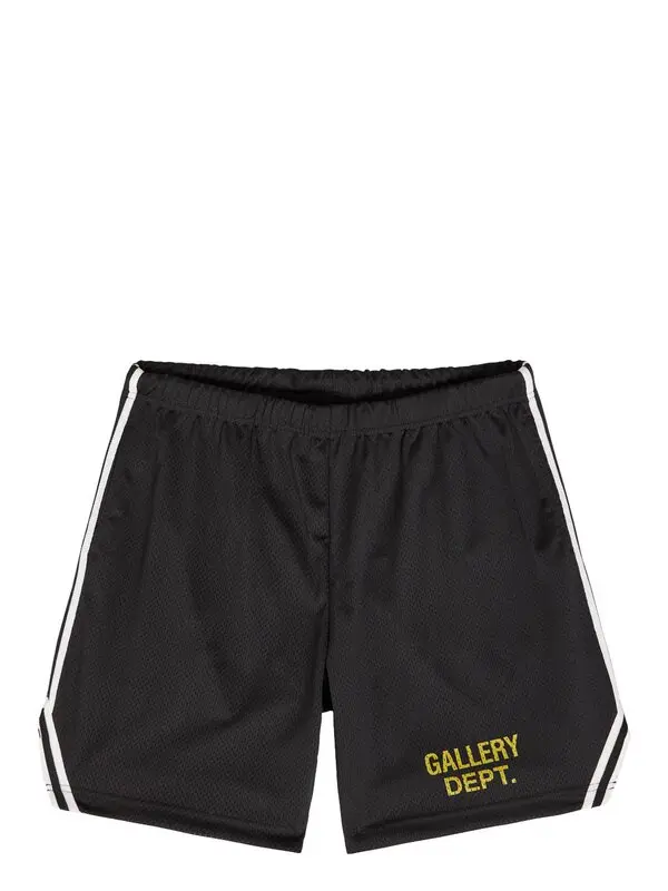 GALLERY DEPT. Striped Mesh Shorts - Black