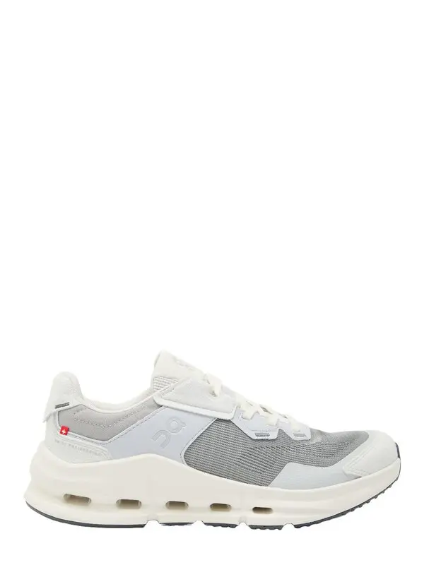 On Cloudnova Rift Panelled Mesh Sneakers - Grey