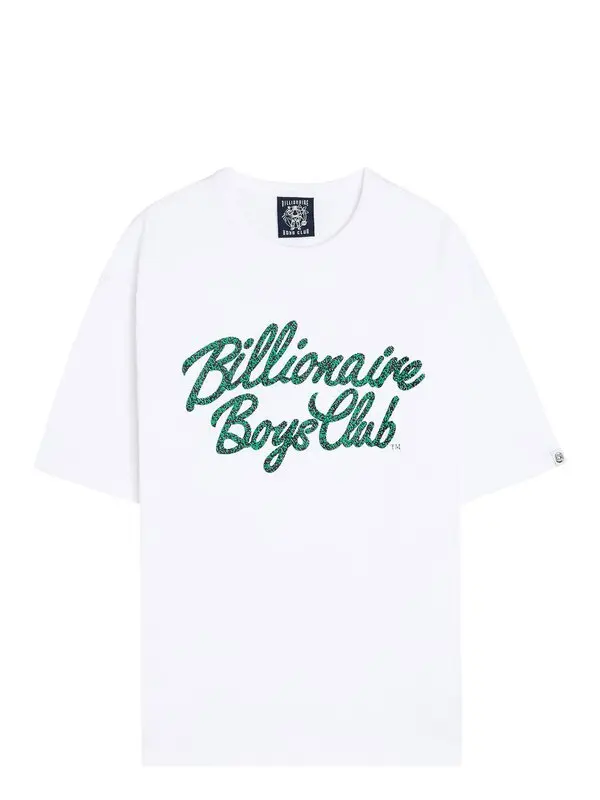 BILLIONAIRE BOYS CLUB Logo-print Cotton T-shirt - White