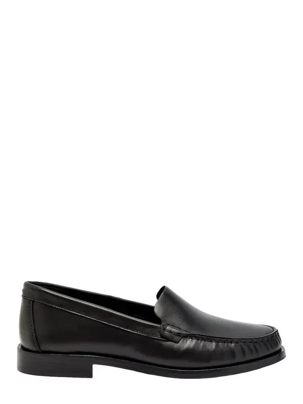 AeydĒ Arthur Leather Loafers - Black