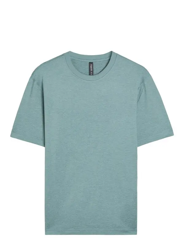 Vuori Ponto Performance Jersey T-shirt - Light Blue