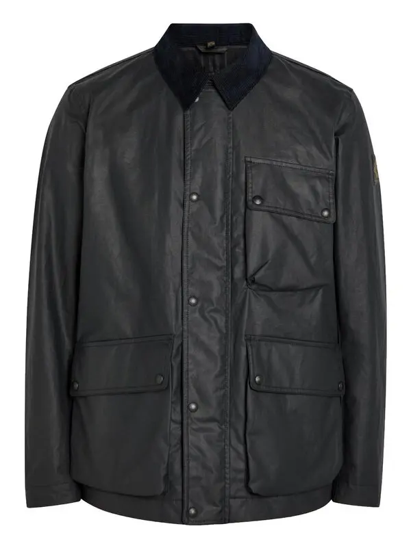 Belstaff Incline Waxed Cotton Jacket - Navy