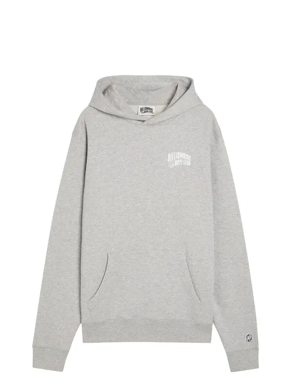 BILLIONAIRE BOYS CLUB Small Arch Logo Hooded Cotton Sweatshirt - Grey