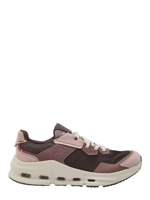On Cloudnova Rift Panelled Mesh Sneakers - Brown