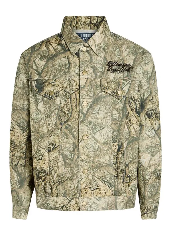 BILLIONAIRE BOYS CLUB Camouflage Logo-embroidered Cotton Jacket - Multicoloured 1