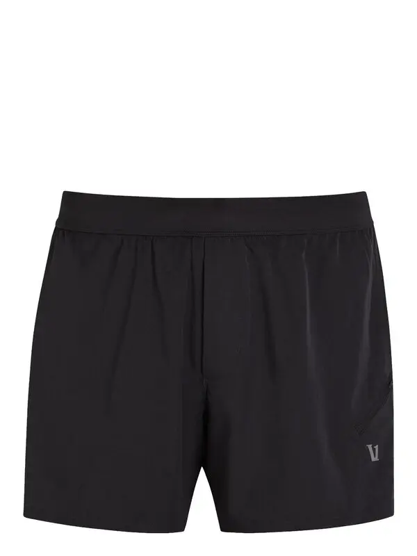 Vuori Qualify Stretch-jersey Running Shorts - Black