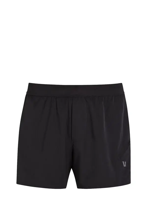 Vuori Qualify Stretch-jersey Running Shorts - Black