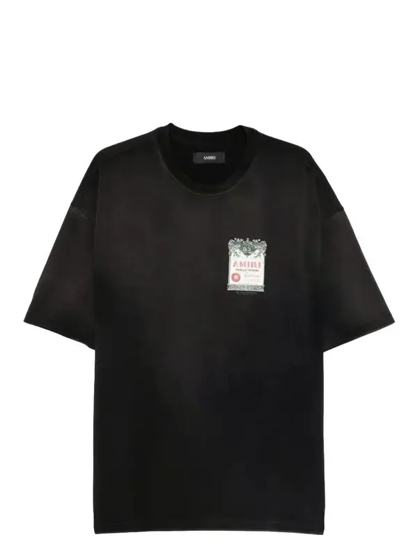 Amiri Logo-print T-shirt - Black