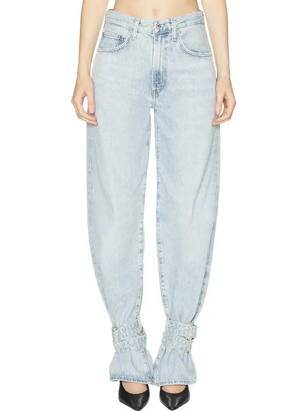 AGOLDE Cinched Hem Loose Taper Jeans - Custom