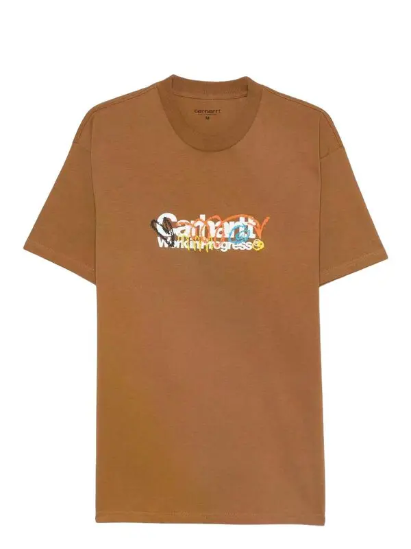 Carhartt Work In Progress Primary Printed T-shirt - Brown