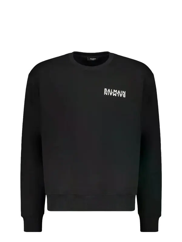 Balmain Logo-print Sweatshirt - Black