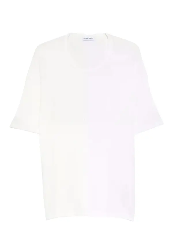 Maison Labiche Ziem Knitted T-shirt - White