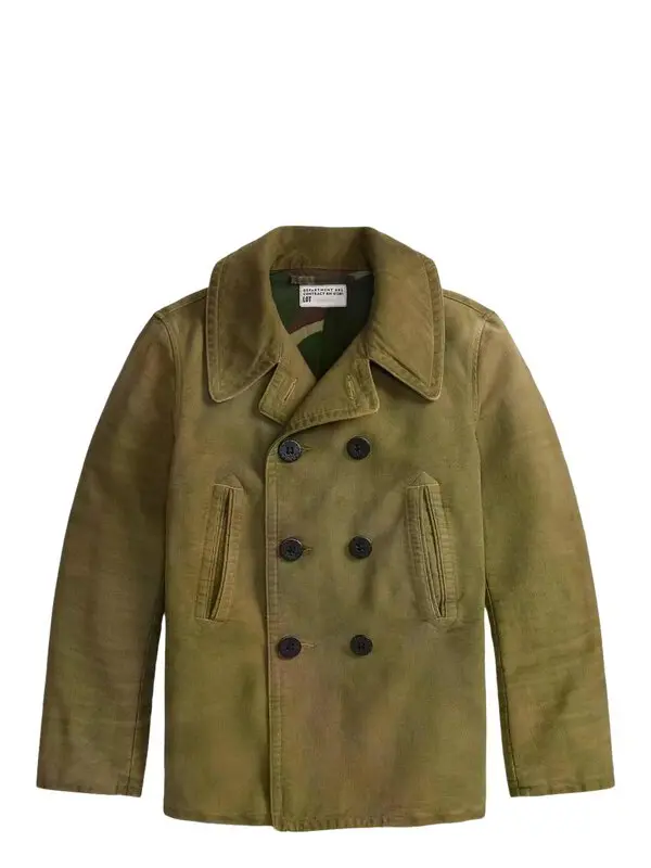 Ralph Lauren Button Corduroy Coat - Green