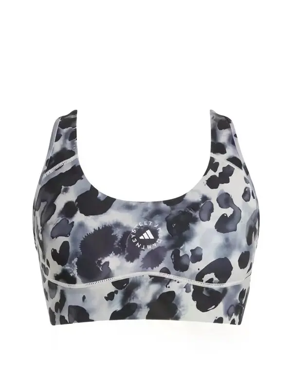 Adidas By Stella McCartney Animal Print Tank Top - Grey