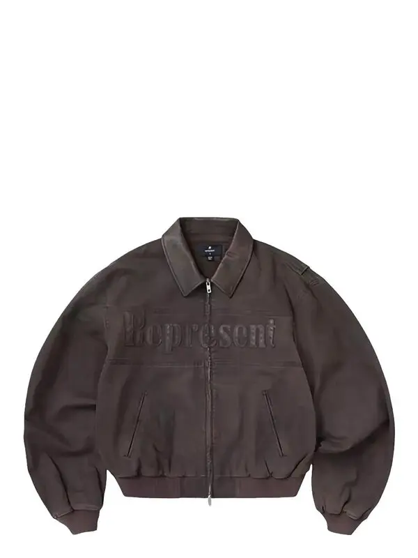 REPRESENT Roscoe Bomber Jacket - Brown