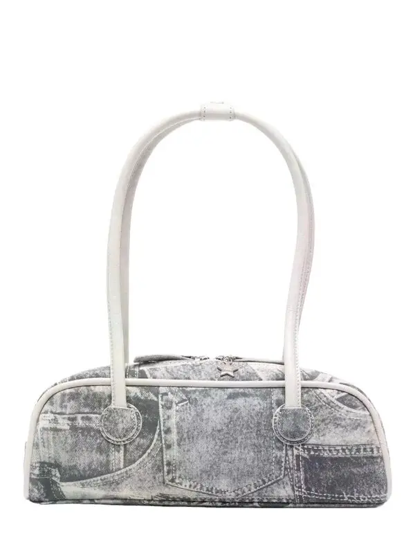 MARGESHERWOOD Printed Top Handle Bag - Grey