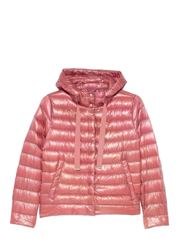 Herno Quilted Hooded Jacket - Pink