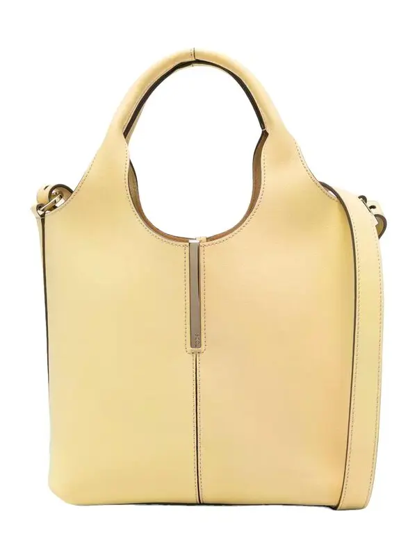 TOD'S Mini Leather Tote - Yellow