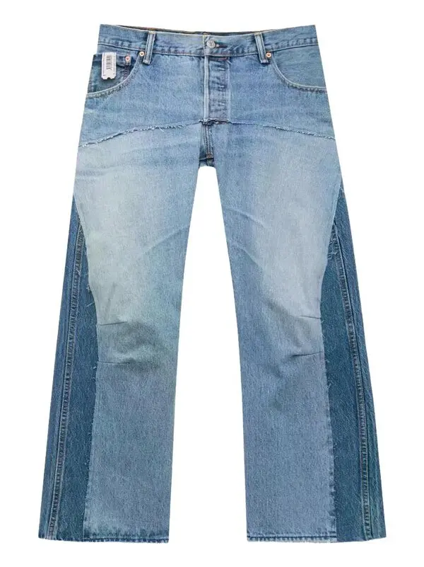 PROTOTYPES Layered Flared Jeans - Blue