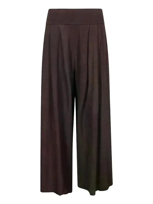 Labo.art High-waisted Wide-leg Trousers - Brown