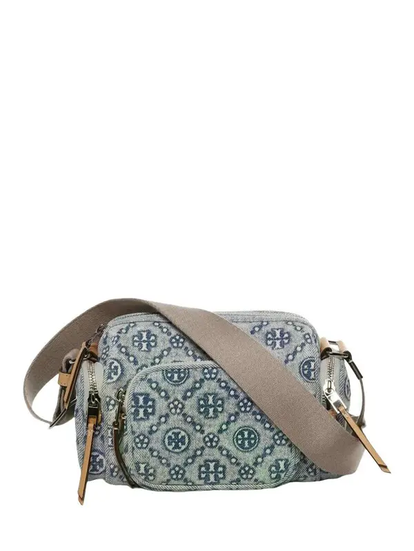 Tory Burch T Monogram Cross Body Bag - Blue