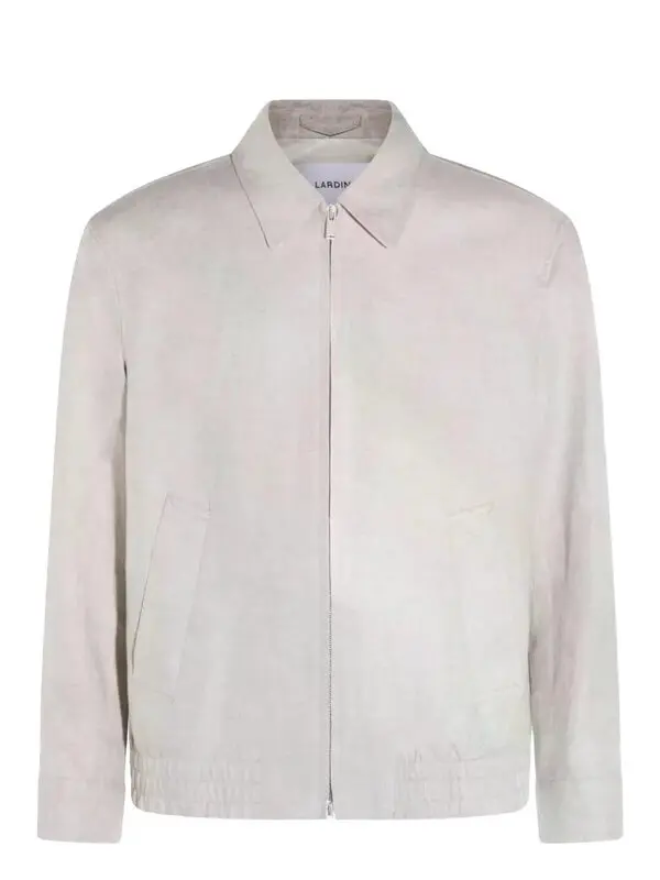 LARDINI Linen Shirt Jacket - Neutrals