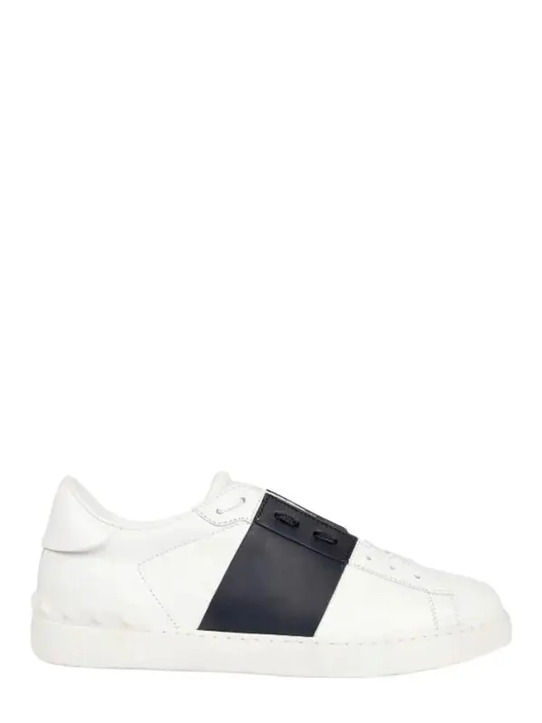 Valentino Garavani Striped Open Sneakers - White