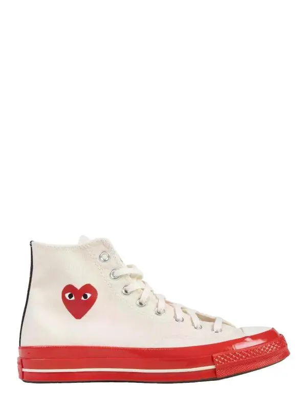 CONVERSE X COMME DES GARONS PLAY Chuck Taylor 70 Heart-motif High-top Sneakers - Neutrals
