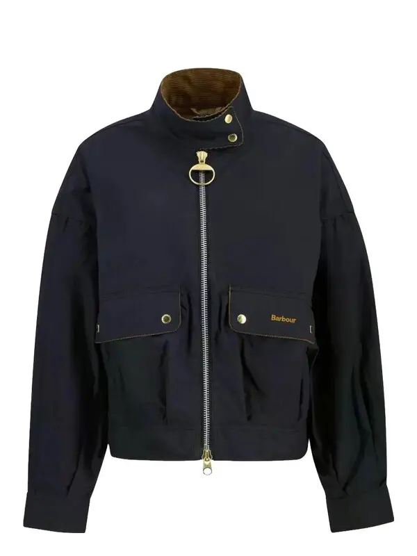 Barbour Cotton Buttoned Jacket - Blue