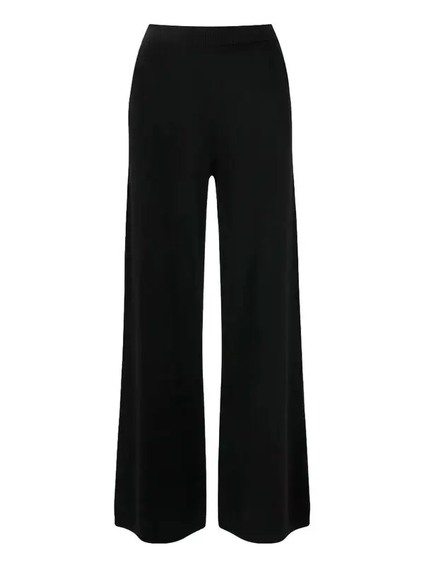 PATRICK ASSARAF Wide-leg Trousers - Black