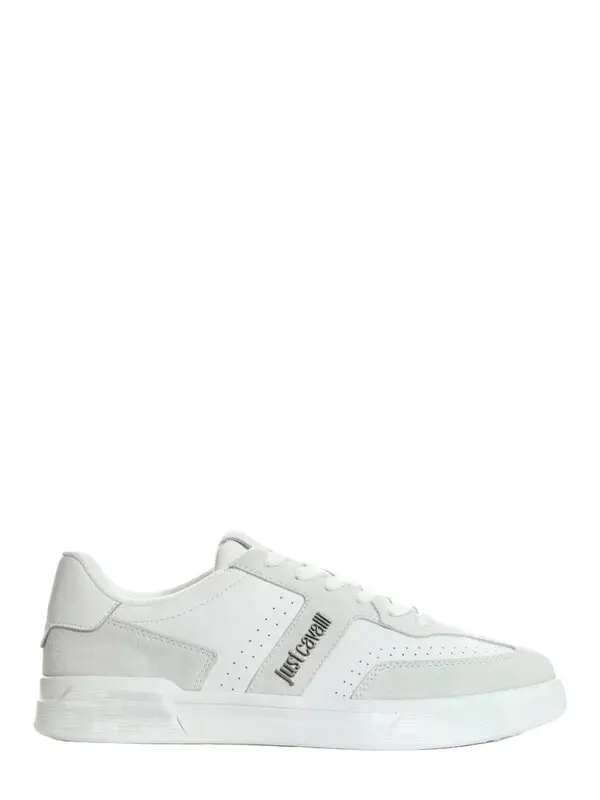 Just Cavalli Perforated Sneakers - White