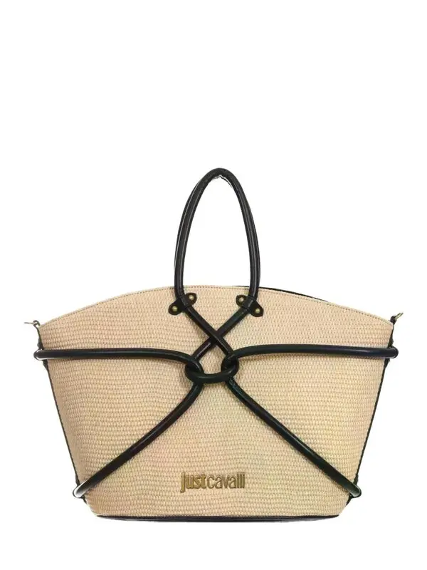 Just Cavalli Knot-detail Tote Bag - Neutrals