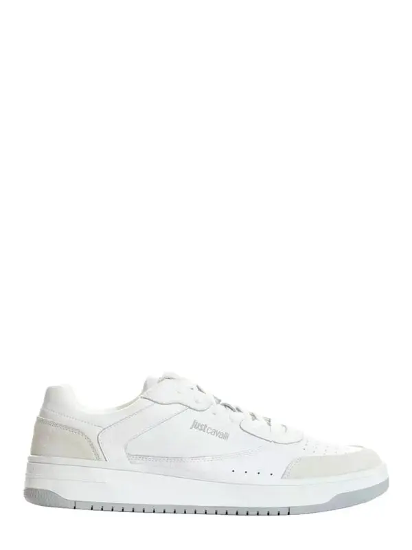 Just Cavalli Perforated Sneakers - White