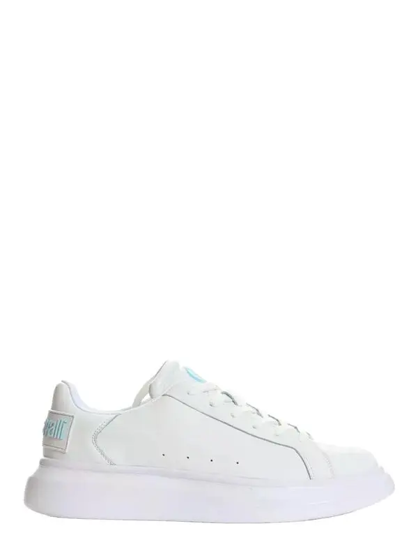 Just Cavalli Lace-up Platform Sneakers - White