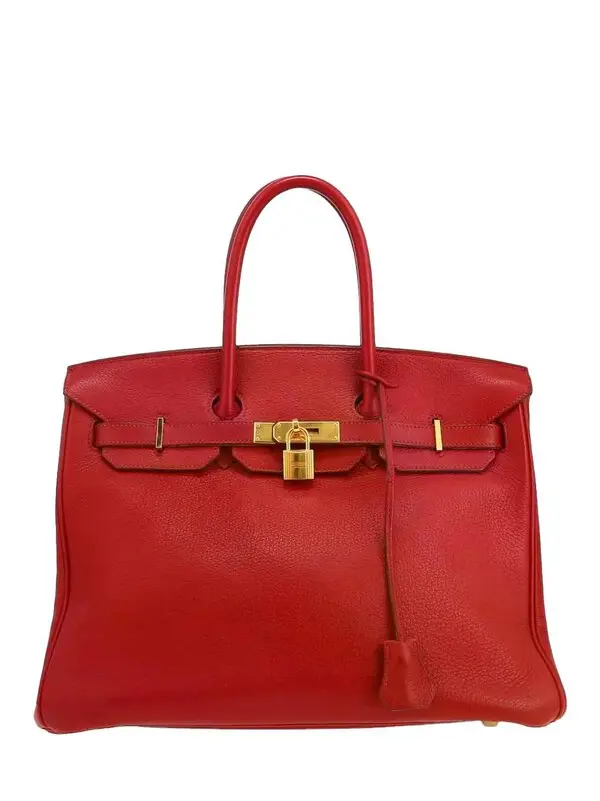 Hermès 2008 35 Birkin Handbag - Red