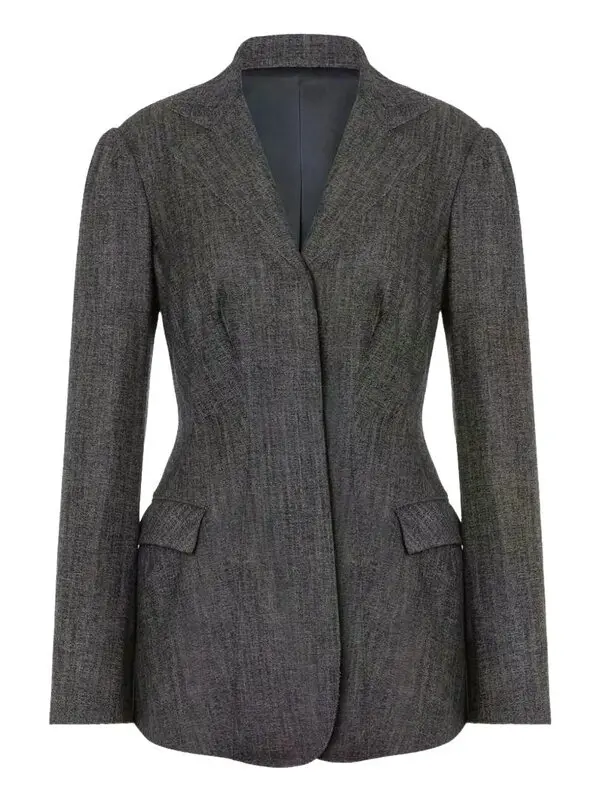Alberta Ferretti Pocket Blazer - Grey