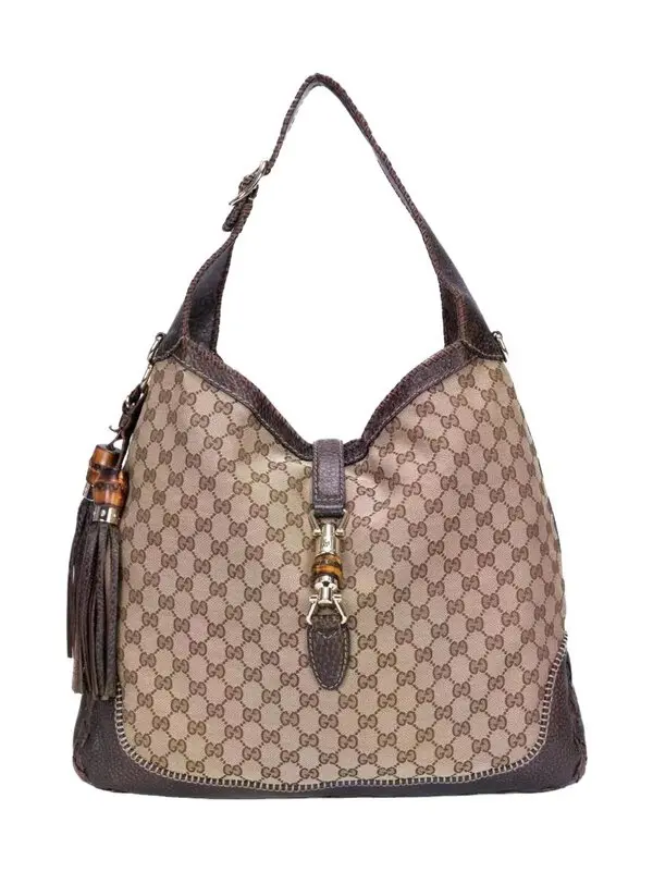 Gucci Jackie Monogram Shoulder Bag - Neutrals