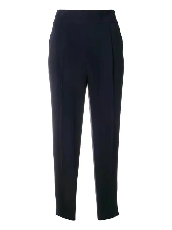 Alberto Biani Cropped Trousers - Blue