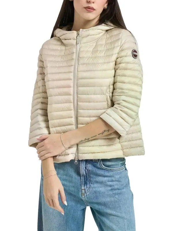 COLMAR Quilted Hooded Jacket - Neutrals