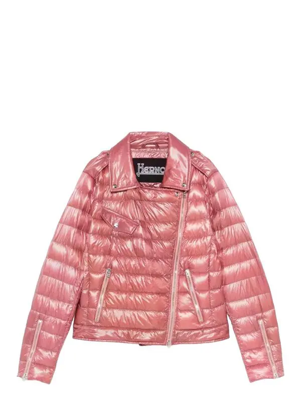 Herno Zip-up Quilted Jacket - Pink