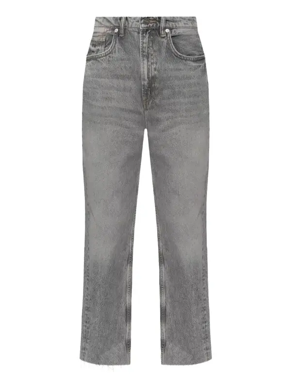 ALLSAINTS Blake Frayed-hem Jeans - Grey