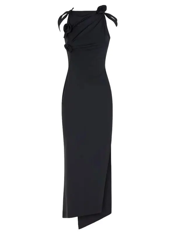Coperni Sleeveless Asymmetric Dress - Black