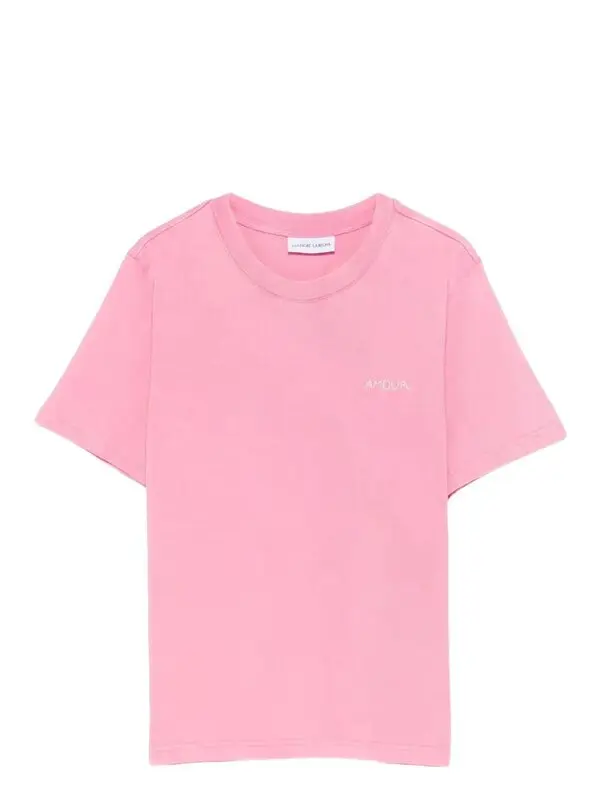 Maison Labiche Lettering T-shirt - Pink