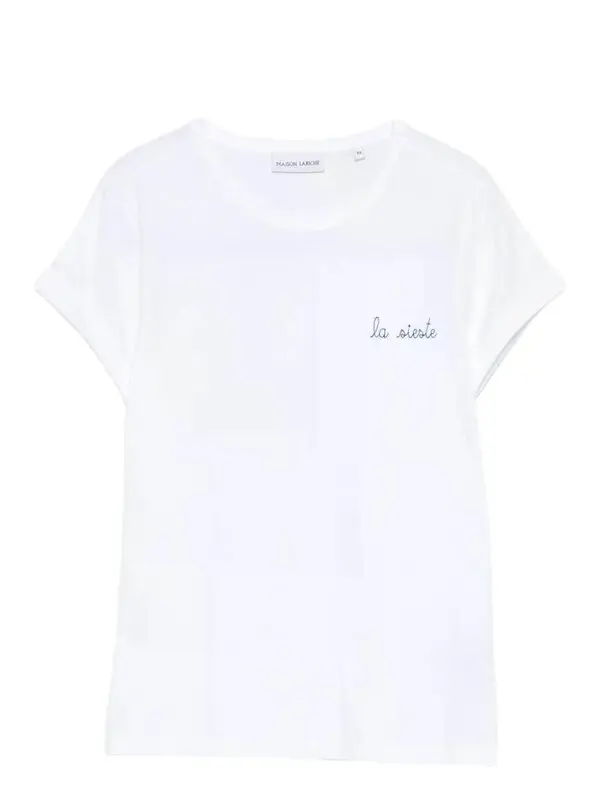 Maison Labiche Lettering T-shirt - White