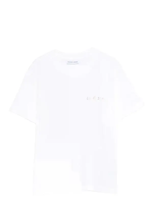 Maison Labiche Lettering T-shirt - White