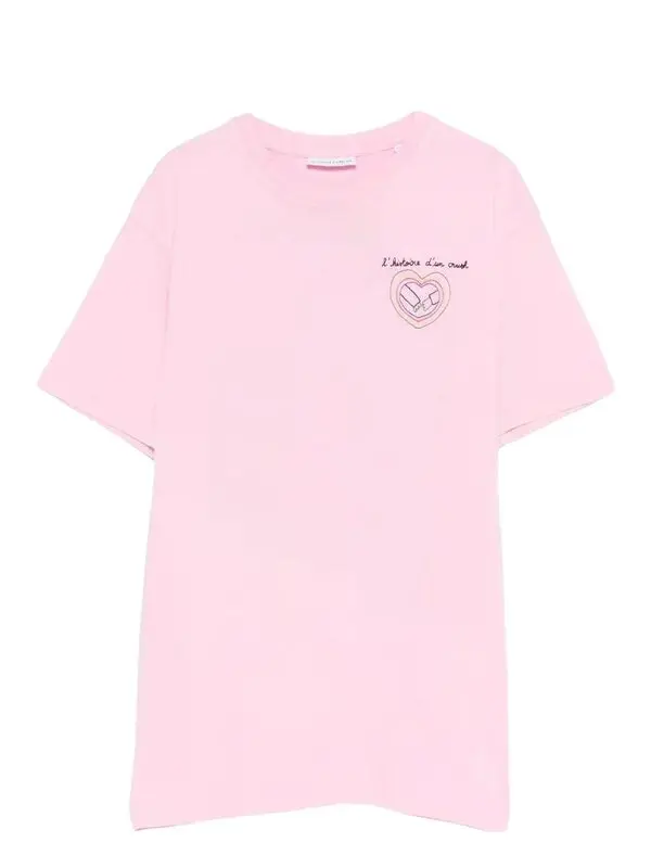 Maison Labiche Lettering T-shirt - Pink