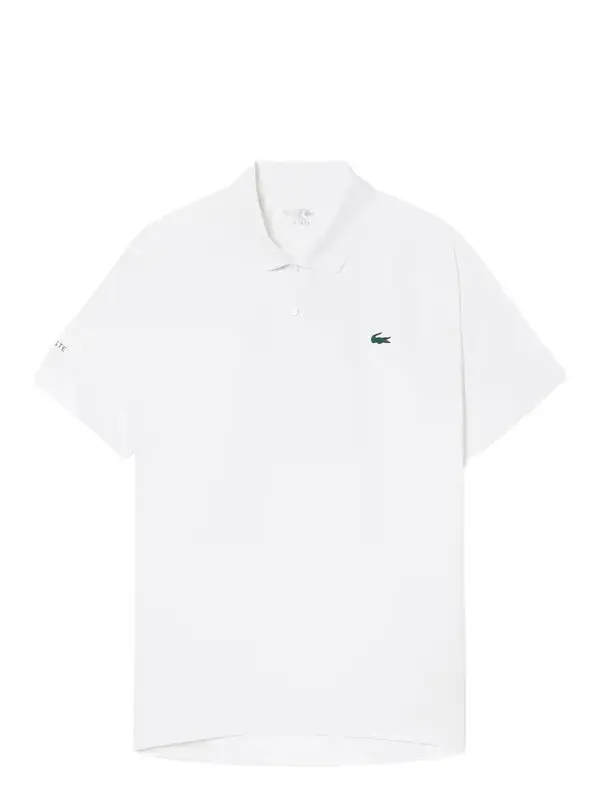 Lacoste X Novak Djokovic On Court Polo Shirt - White
