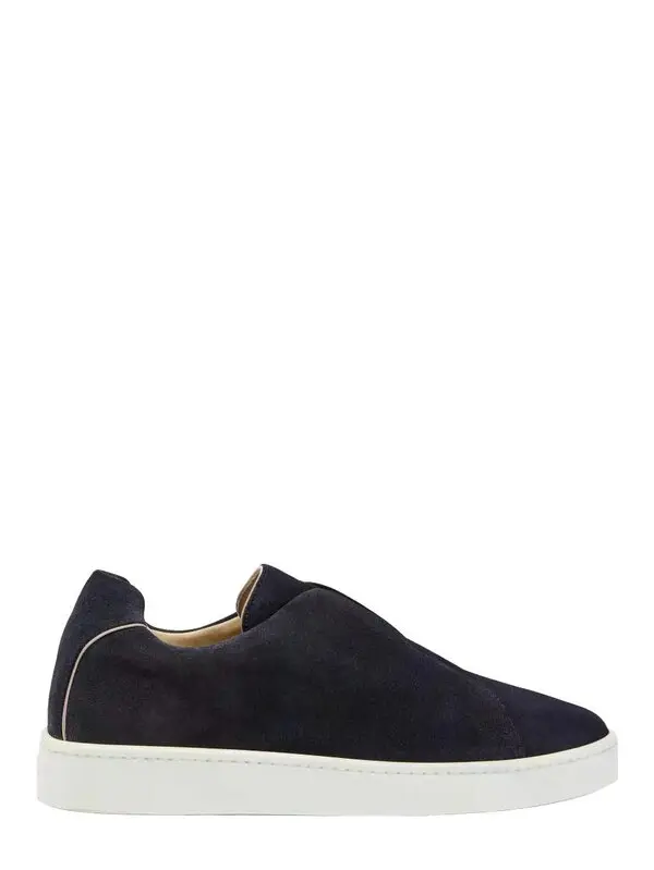 AURELIEN Aur3 Slip-on Sneakers - Blue