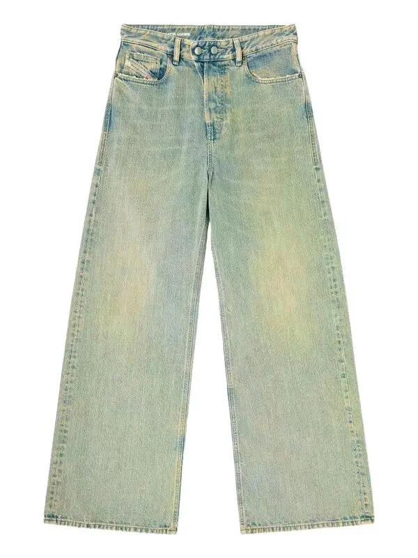 DIESEL 1996 D-sire 007cy Relaxed Wide-leg Jeans - Blue
