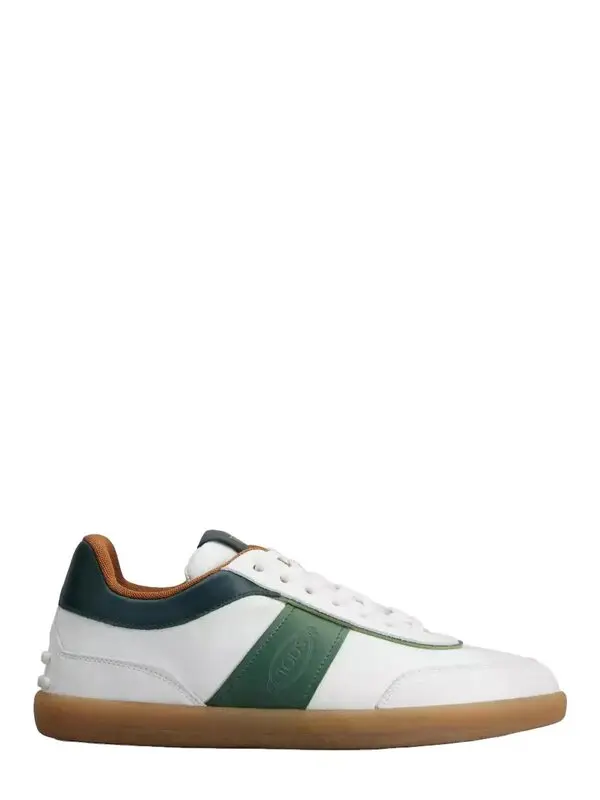 TOD'S Tabs Leather Sneakers - White